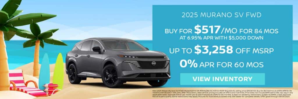 New Vehicle Specials | Classic Nissan Williamsburg