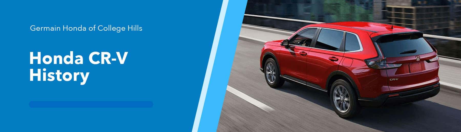 Honda CR-V Generations & History | Honda of College Hills