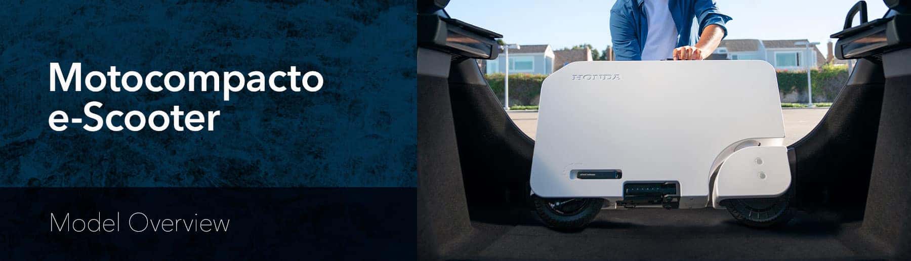Honda Motocompacto e-Scooter Overview