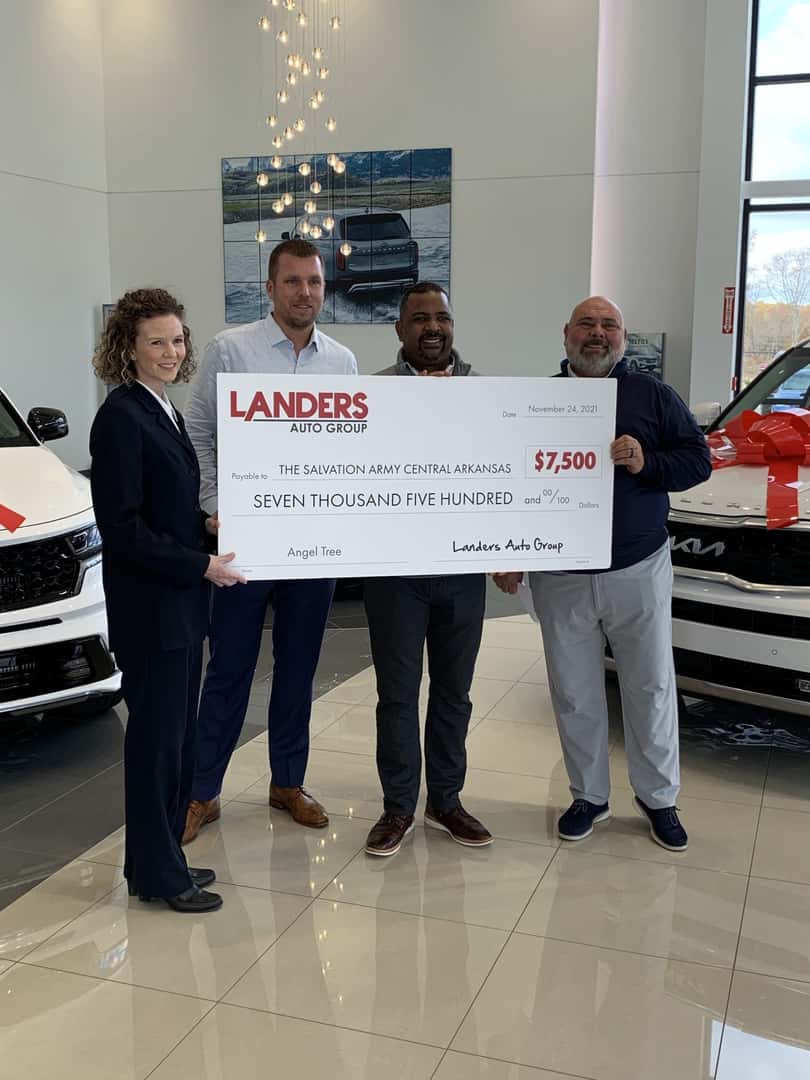 Salvation Army Donation | Landers Auto Group