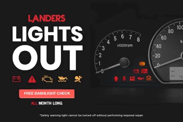 Lights Out at Landers | Landers Auto Group