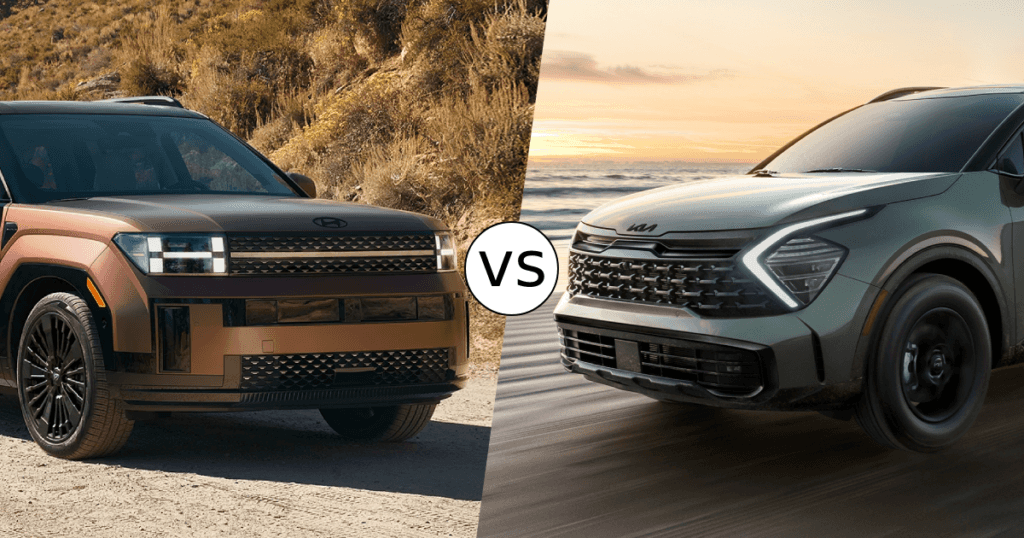 2025 Kia Sportage vs. Hyundai SANTA FE | Tom Kadlec Kia
