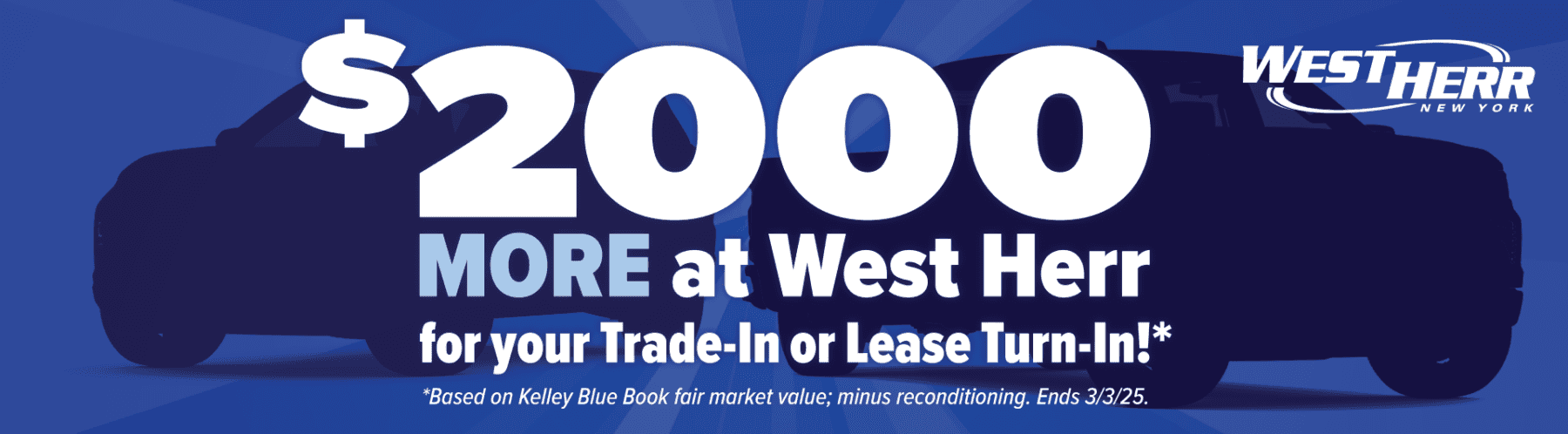 Up to $2,000 More for Trade-ins and Lease Turn-Ins | West Herr Auto Group